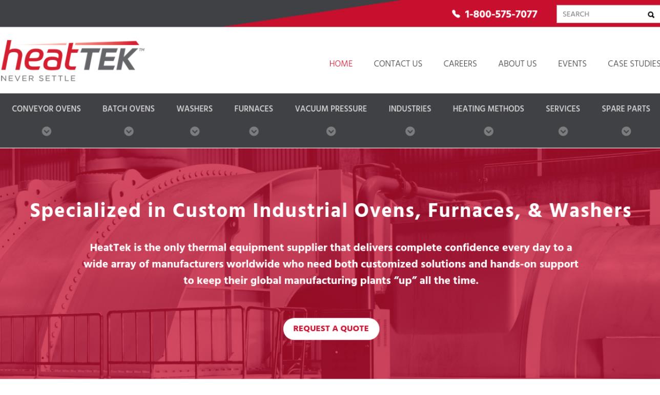 HeatTek, Inc. | Industrial Ovens Manufacturers