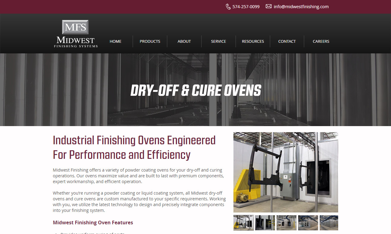 Midwest Finishing Systems, Inc. | Industrial Oven